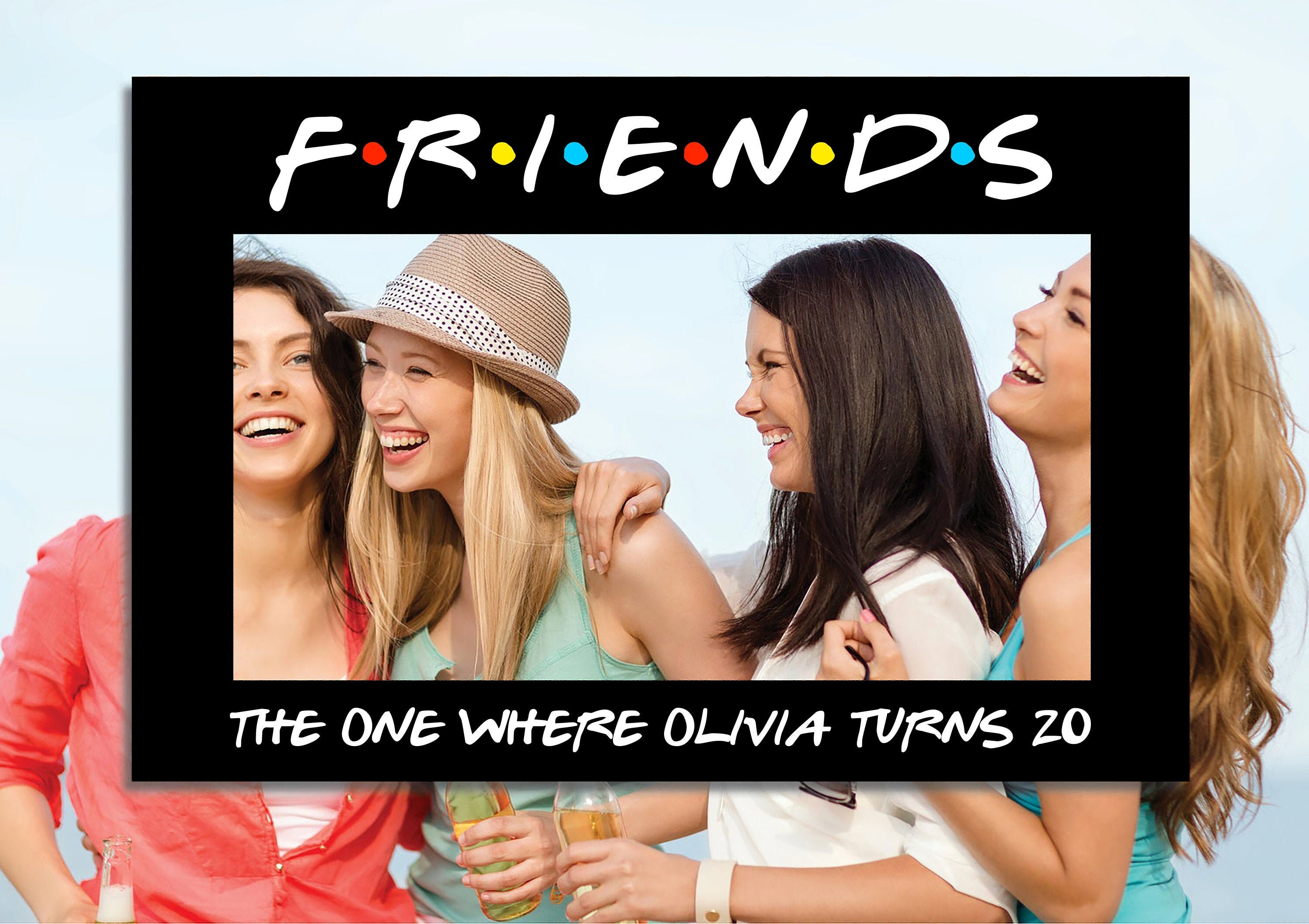 Amis thème Photo Booth Prop modèle imprimable amis sur le thème photo ...