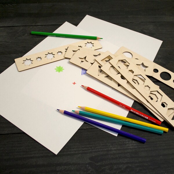 Geometric Stencil - Etsy