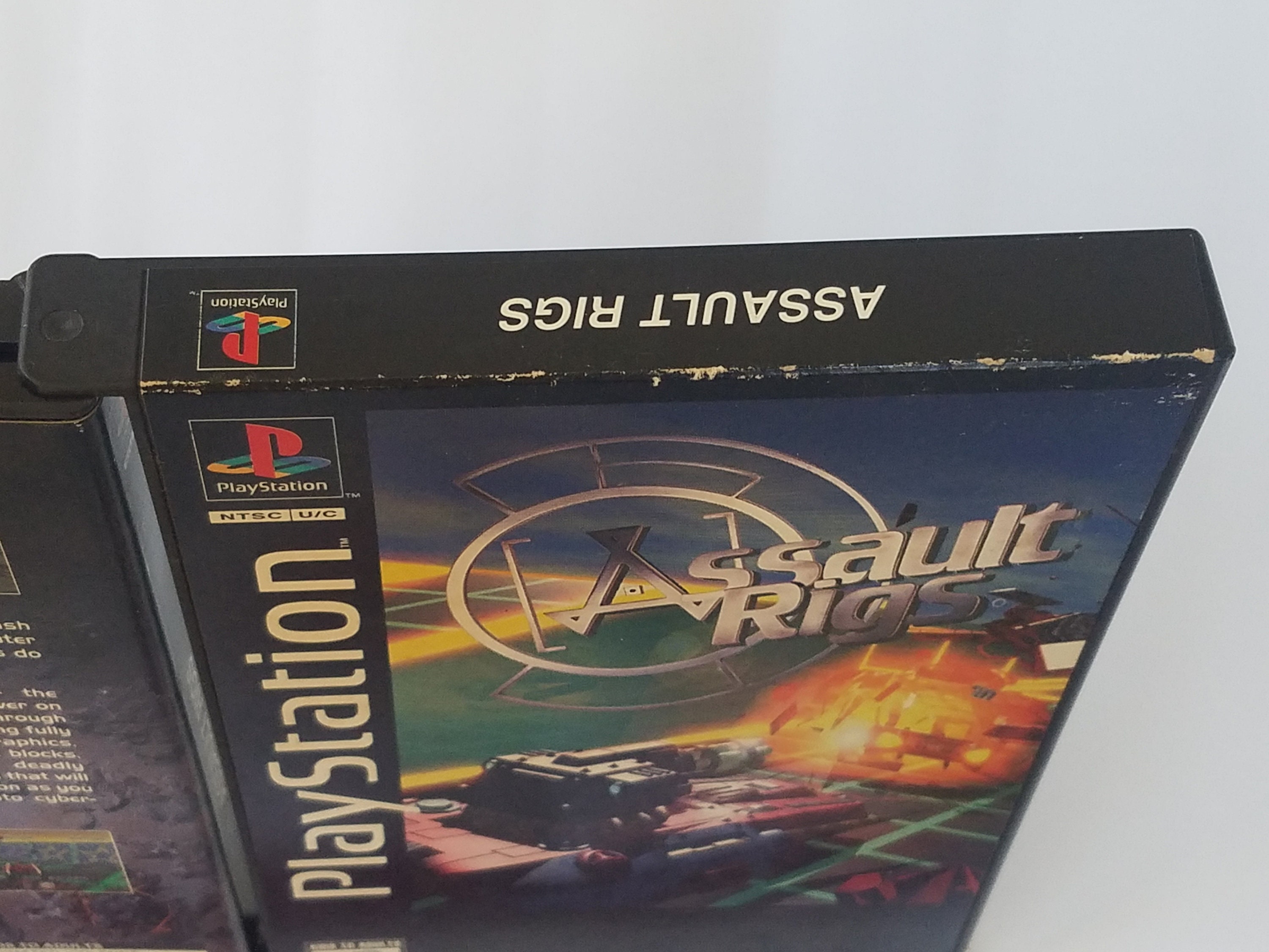 UGLY Assault Rigs Playstation PS1 Game Black Label Long Box Playstation ...