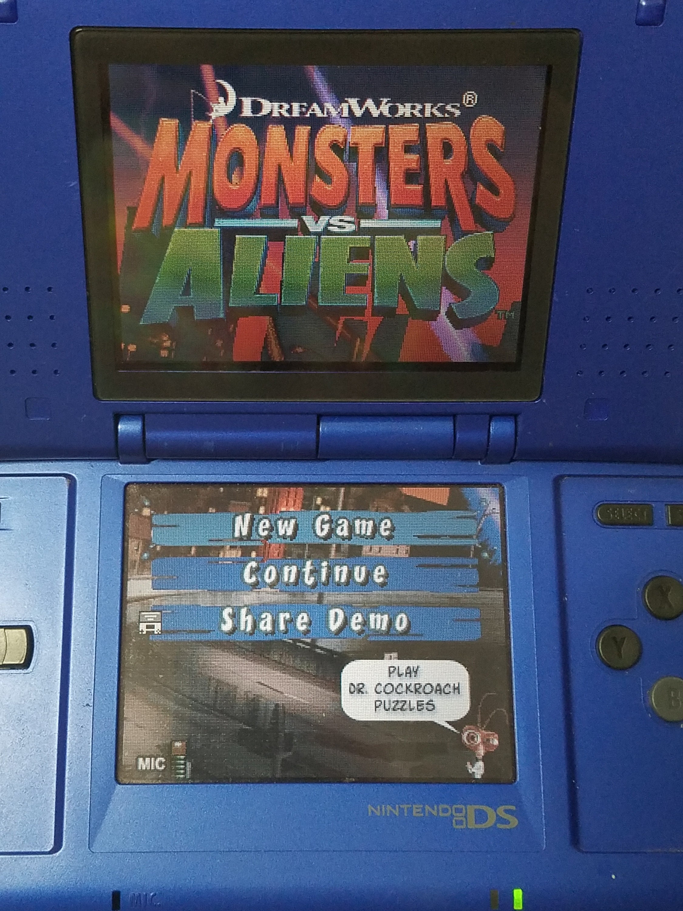 Monsters Vs Aliens Game Nintendo DS Cartridge - Etsy