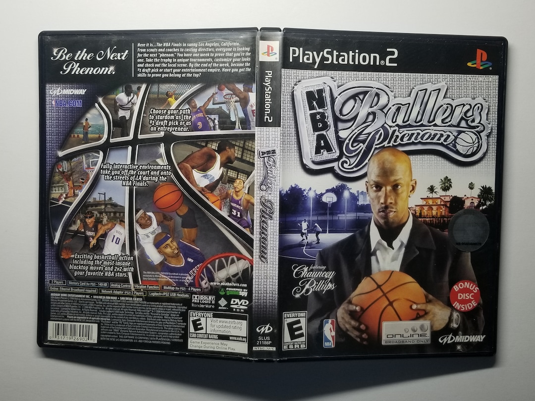 NBA Ballers Phenom Playstation 2 PS2 Authentic Video Game CIB Complete ...