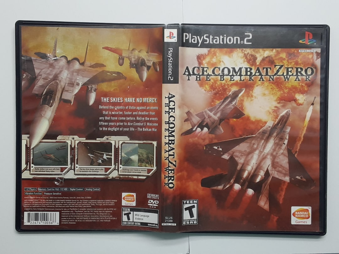 Ace Combat Zero Playstation 2 PS2 Authentic Video Game Complete CIC ...