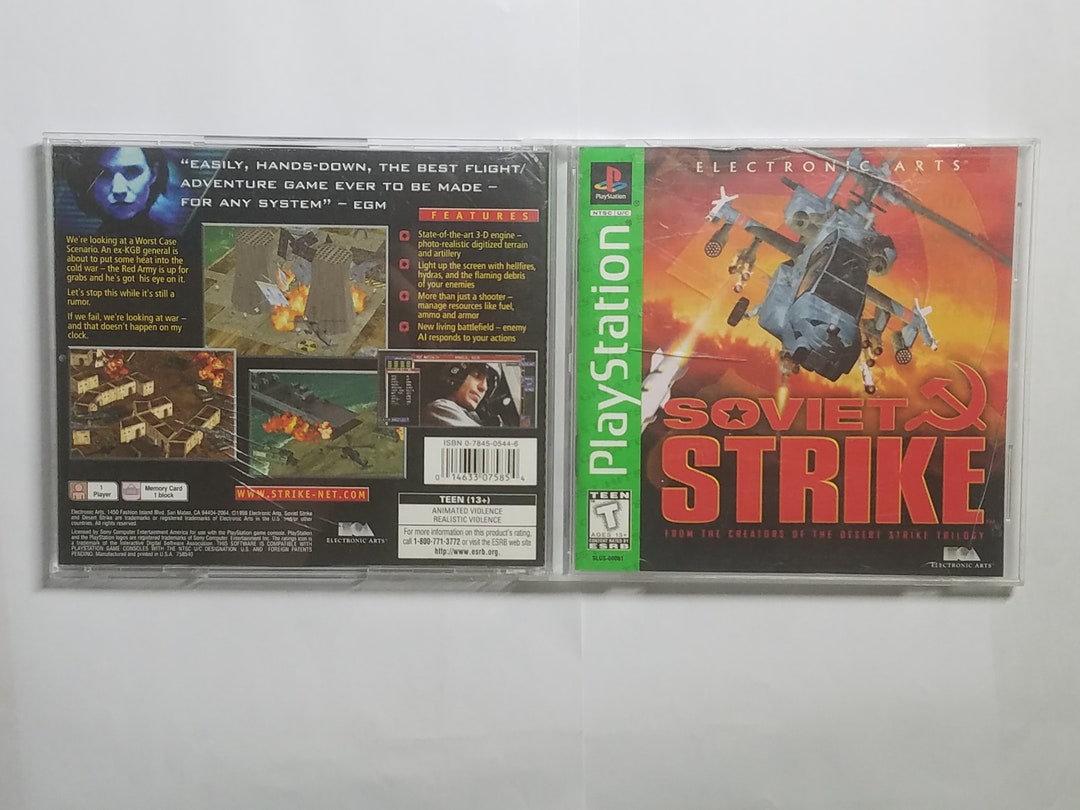 Soviet Strike Game Complete CIB Playstation PS1, PSX - Etsy