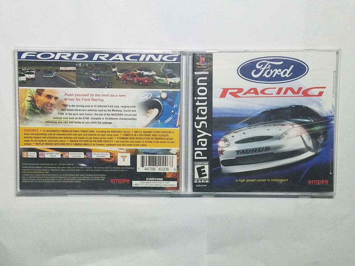 Playstation PS1 PSX Ford Racing Game Complete CIB | Etsy