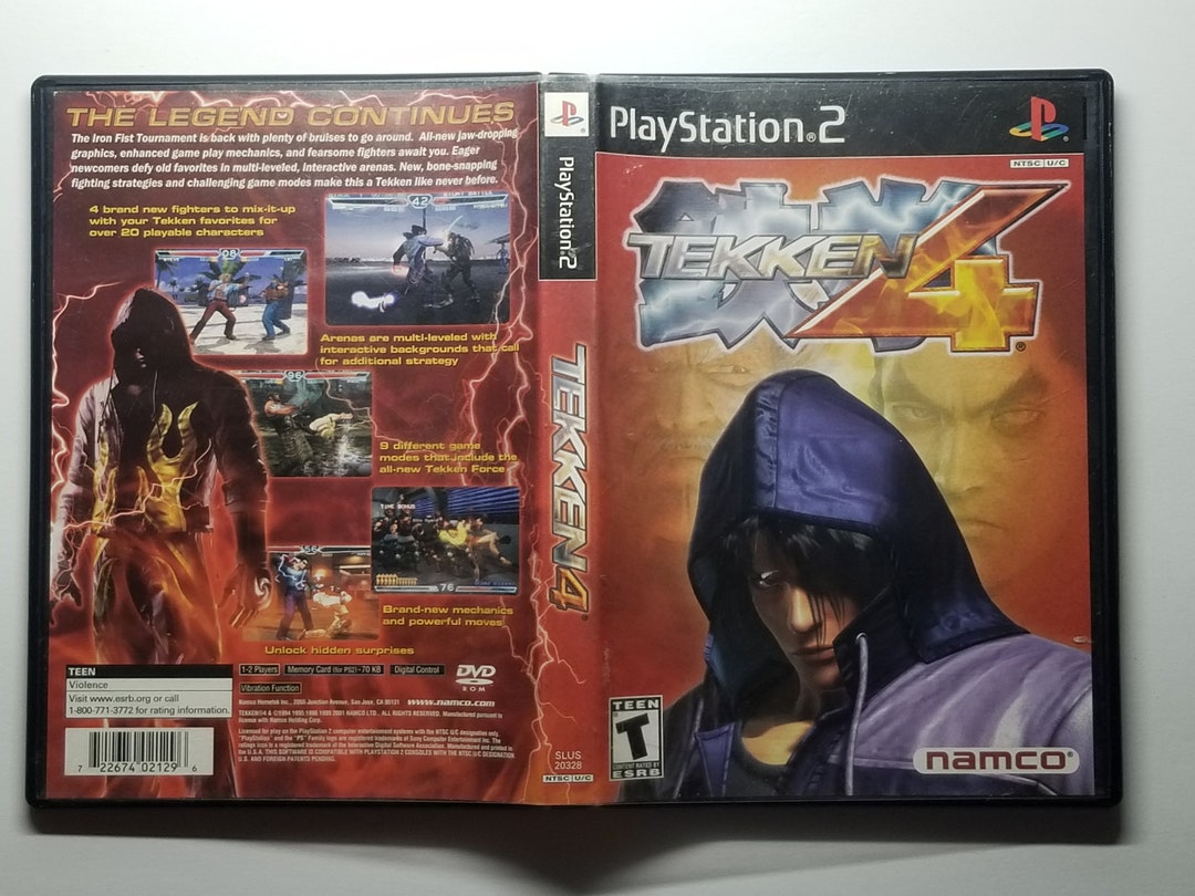 Tekken 4 Playstation 2 PS2 Authentic Video Game Arcade Action Fighting ...