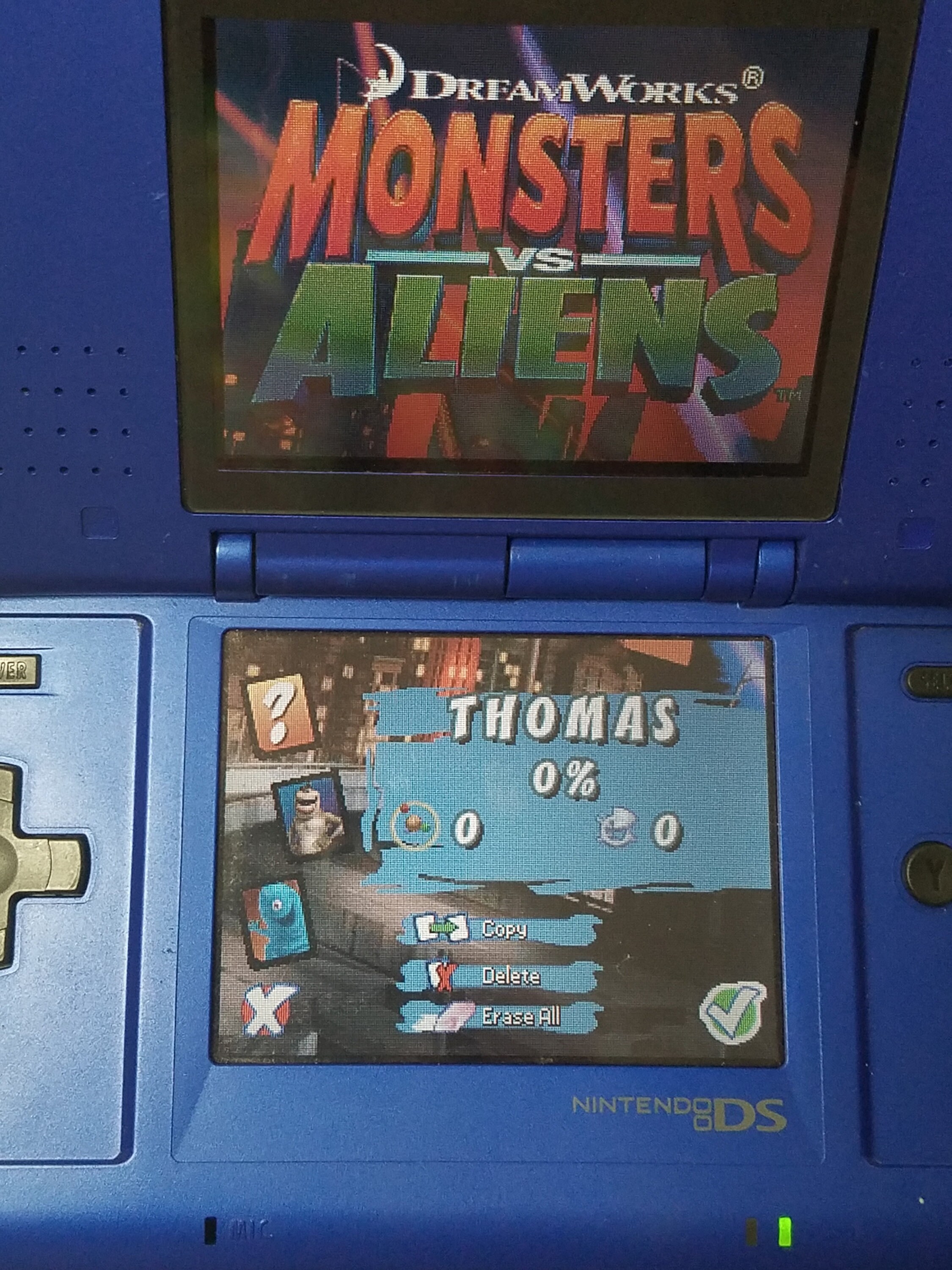 Monsters Vs Aliens Game Nintendo DS Cartridge - Etsy