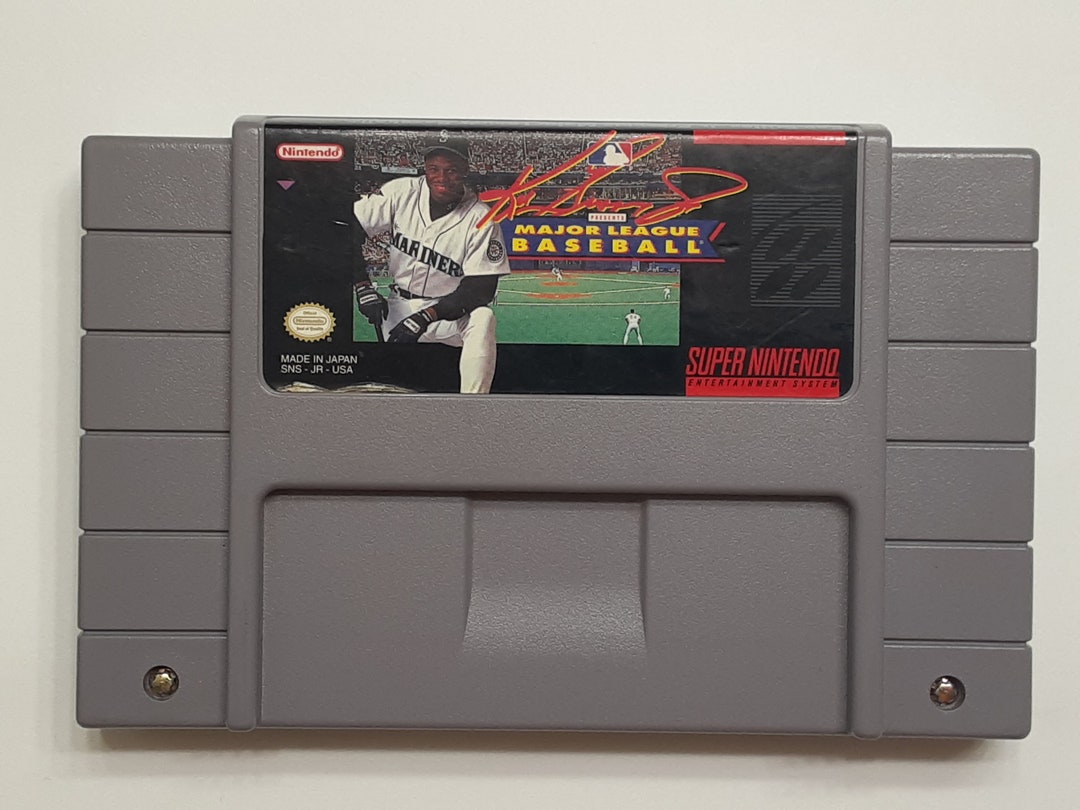 Ken Griffey Jr Major League Baseball Game Super Nintendo SNES Cartridge ...