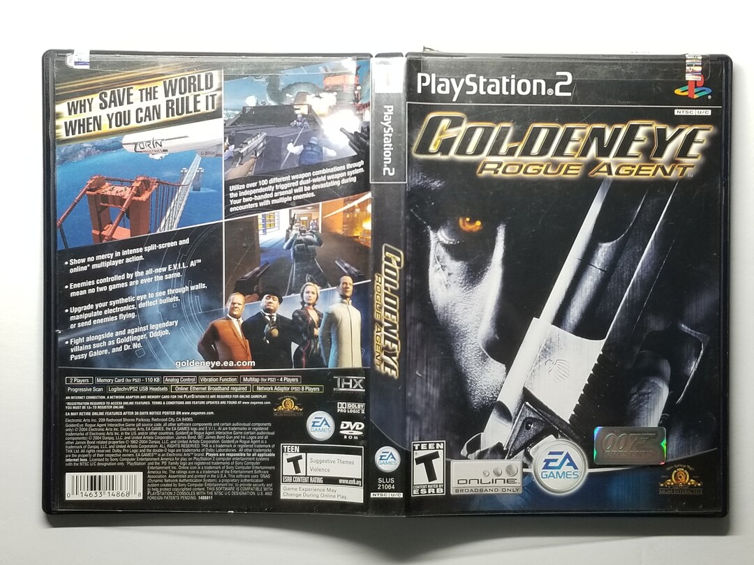Goldeneye Rogue Agent Authentic Video Game Playstation 2 PS2 CIB ...