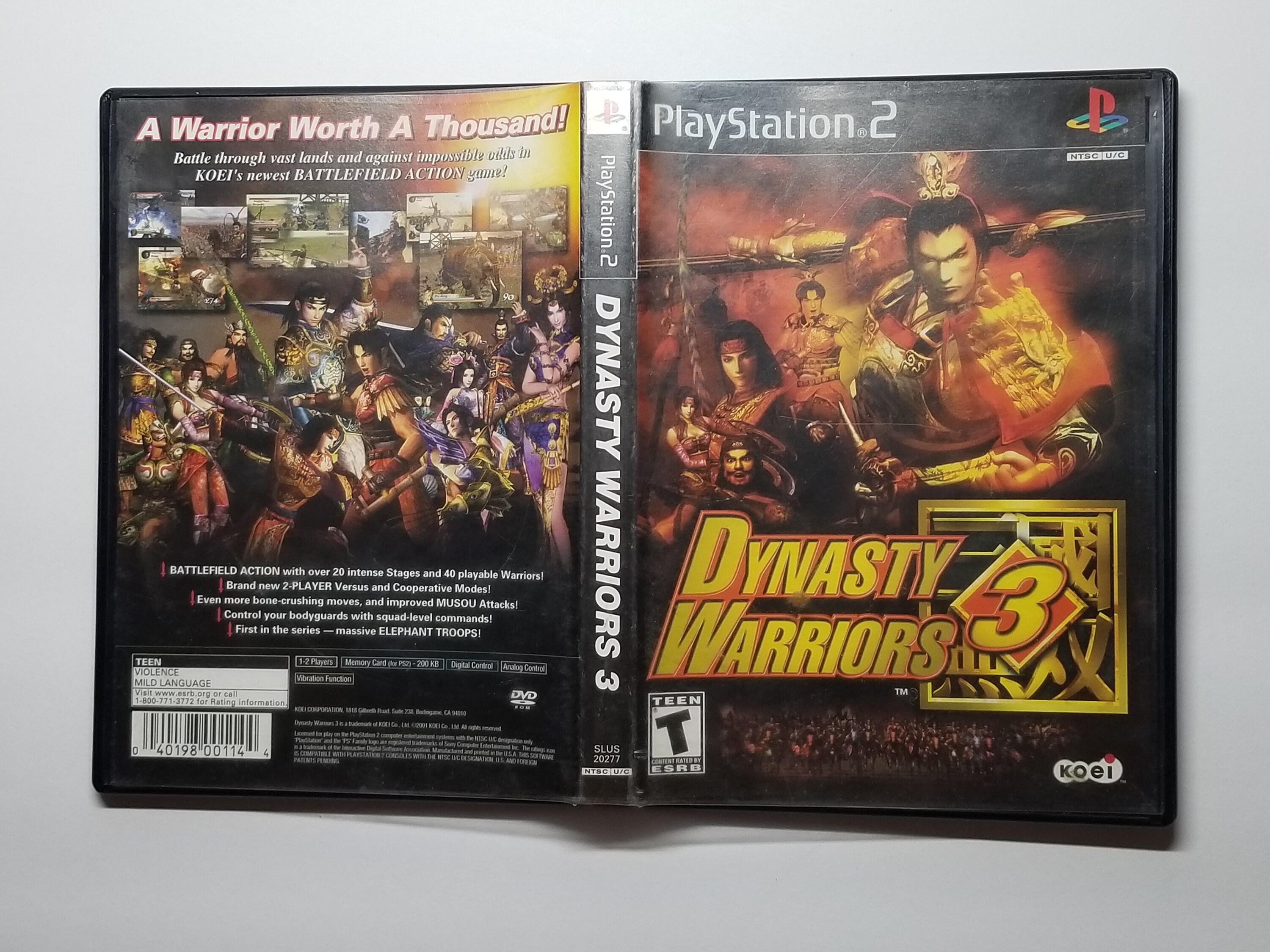 Dynasty Warriors 3 Playstation 2 PS2 Game CIB Complete CIC Tested and ...