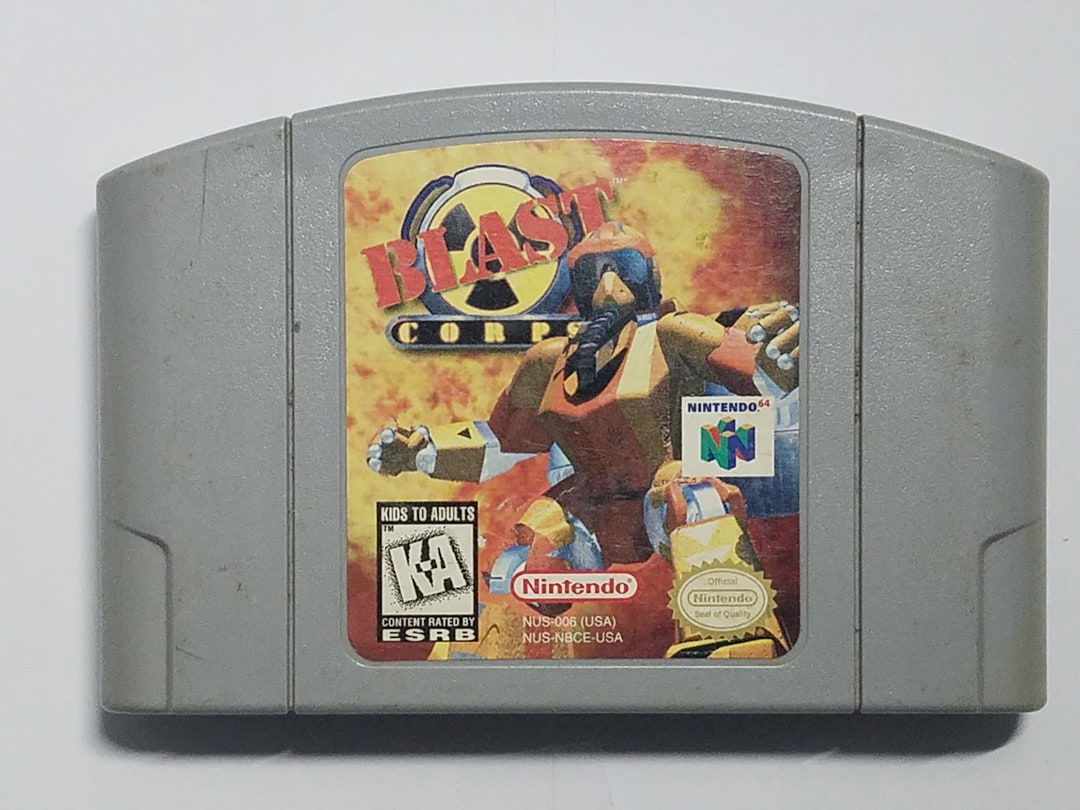 Blast Corps Nintendo 64 N64 Authentic Video Game Cartridge Role Playing ...