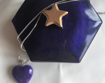 Purple Trinket Box | Etsy