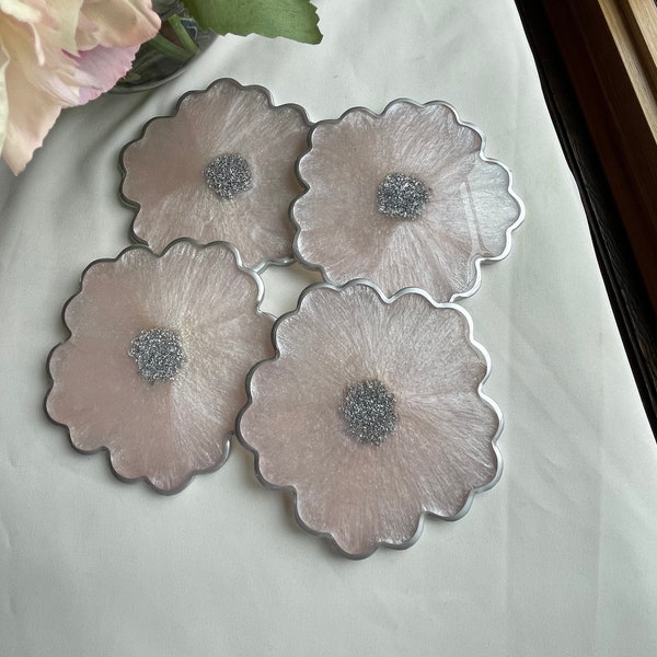 Hot Pink Coasters - Etsy