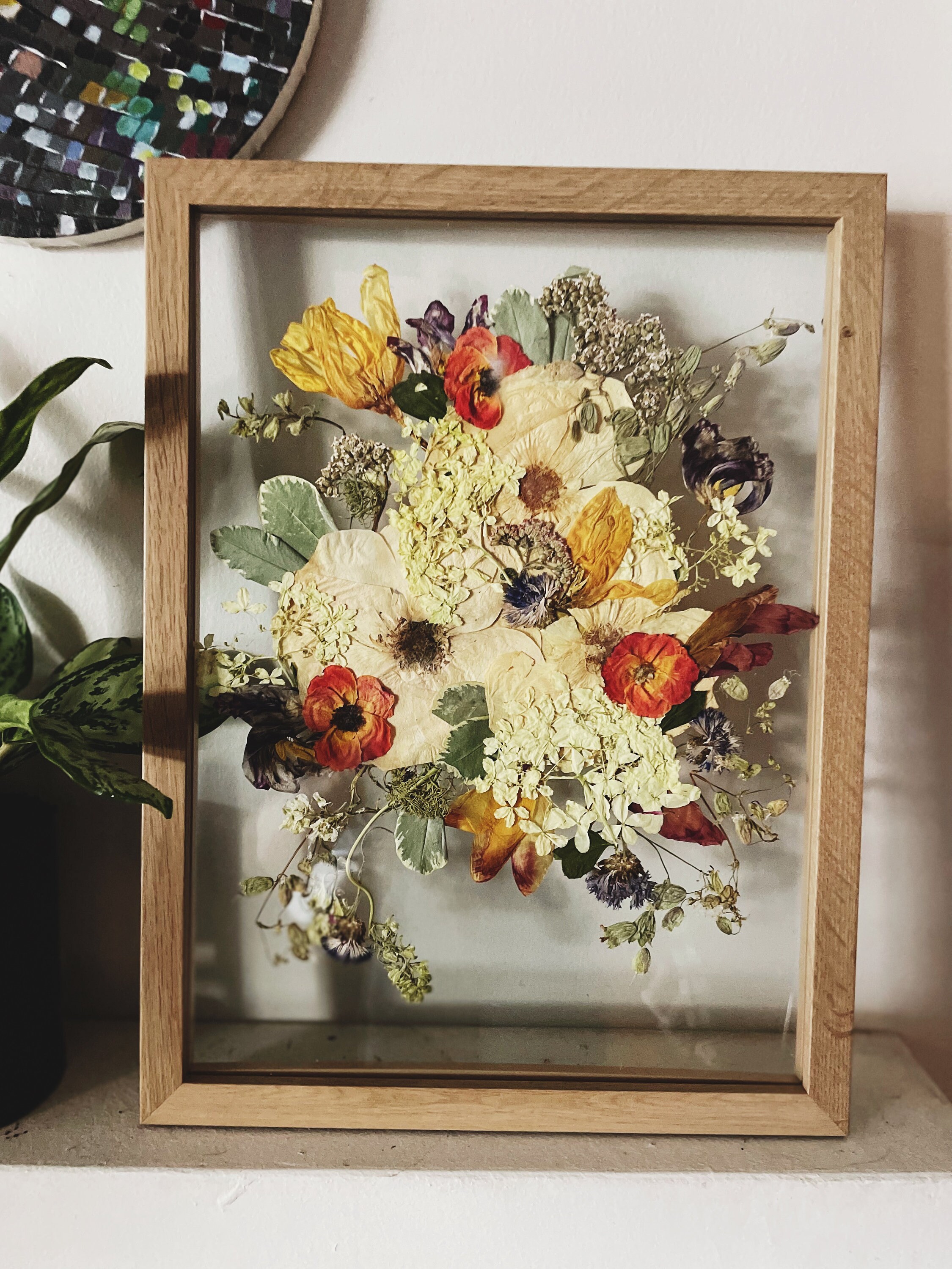 8x10 Heirloom Pressed Flower Frame: Wedding or Memorial - Etsy