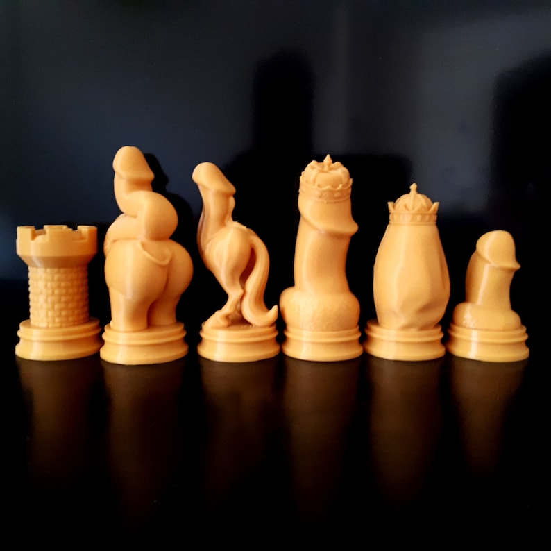 Naughty Chess Set 32 Pieces | Complete Chess Set | Chess Lover | Dick ...