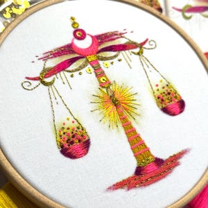 LIBRA Embroidery KIT / Stitch Kit / Craft Kit / Embroidery Kit ...