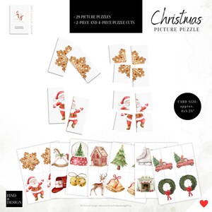 Printable Christmas Advent Activity Cards and Activity Bundle, Holiday ...