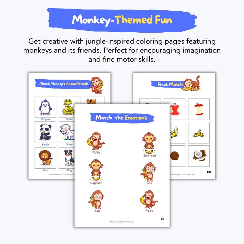 Printable DIY Toddler Activity Journal, Montessori-inspired Activities ...