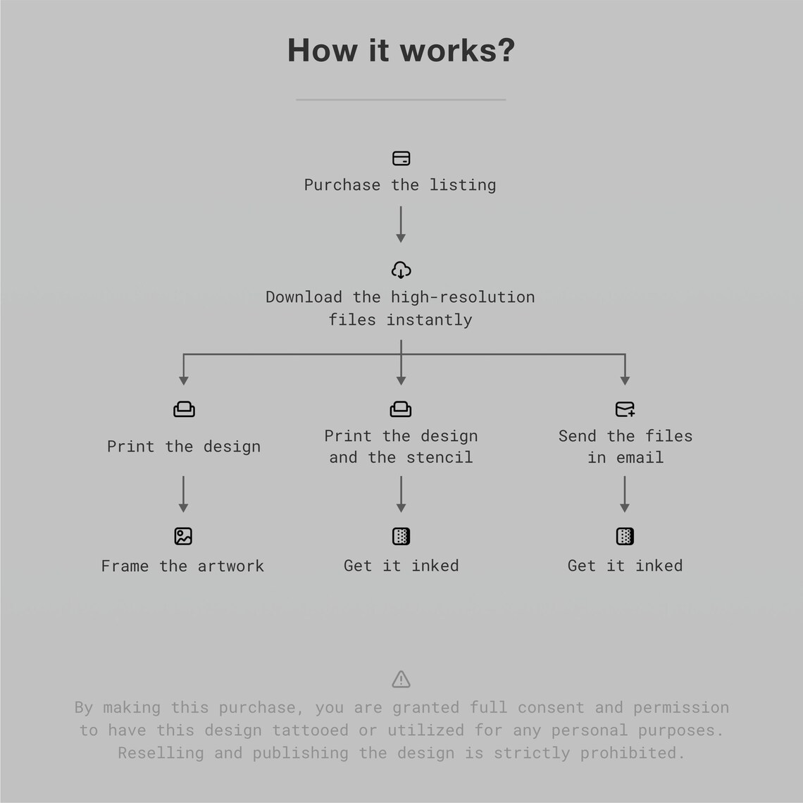 Unalome Moon Tattoo Design With Stencil Geometric Tattoo Flash Mountain ...