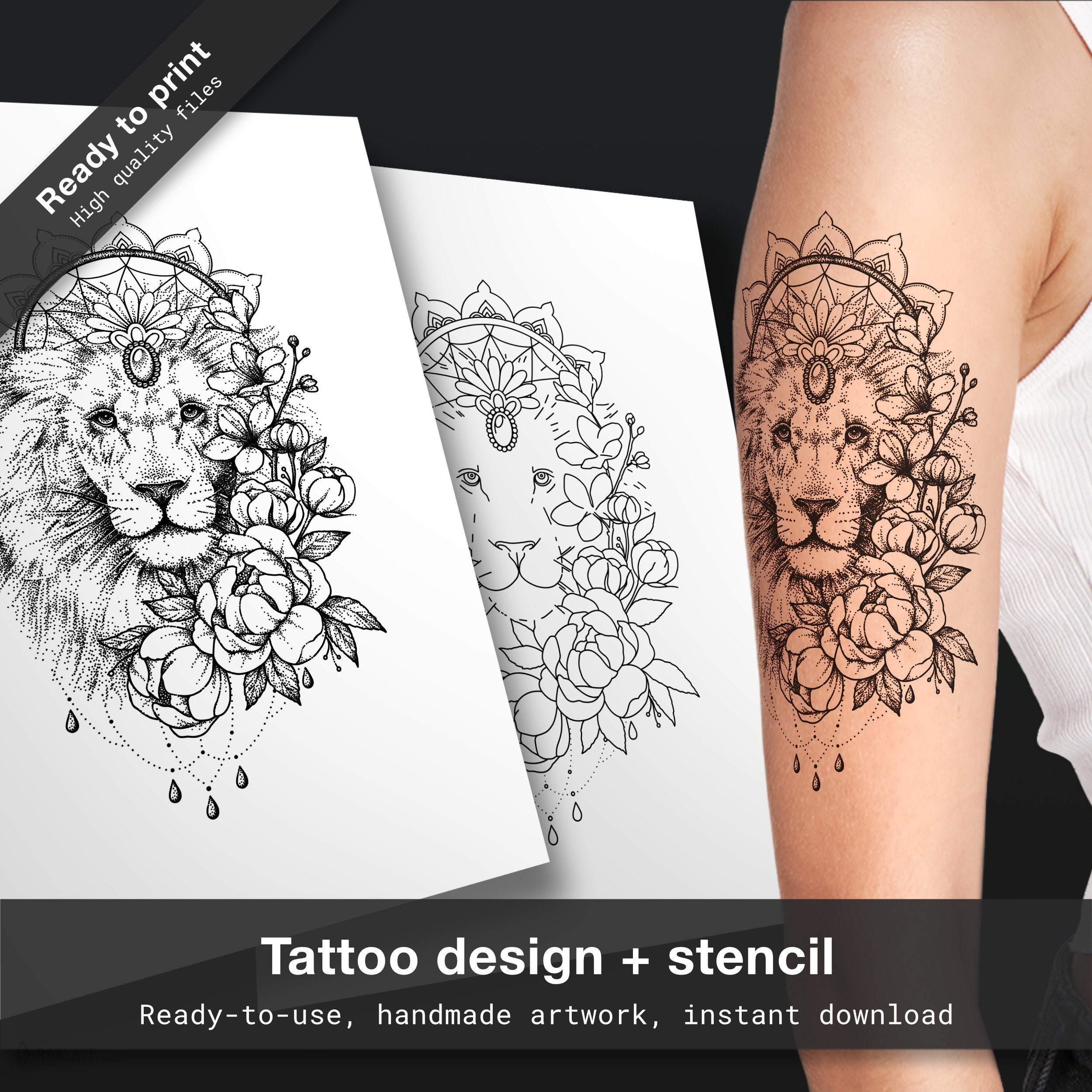 Tatuaggio Disegno Leone Tumblr