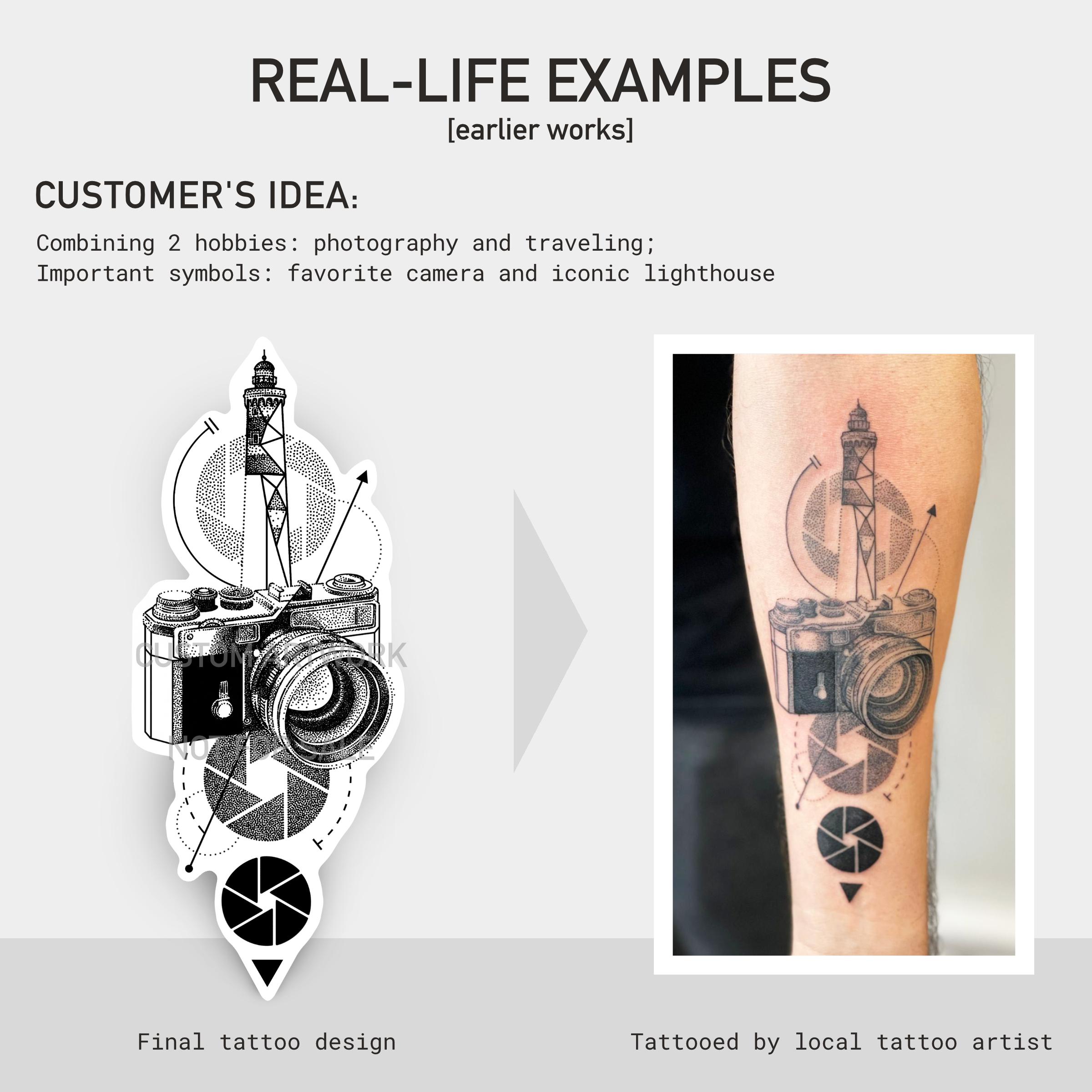 Your Custom Tattoo Design! Personalized Art Custom Made Tattoo Sleeve ...