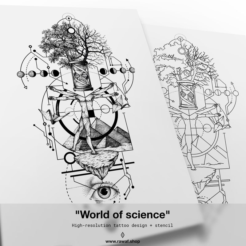 Geometric Tattoo - Etsy