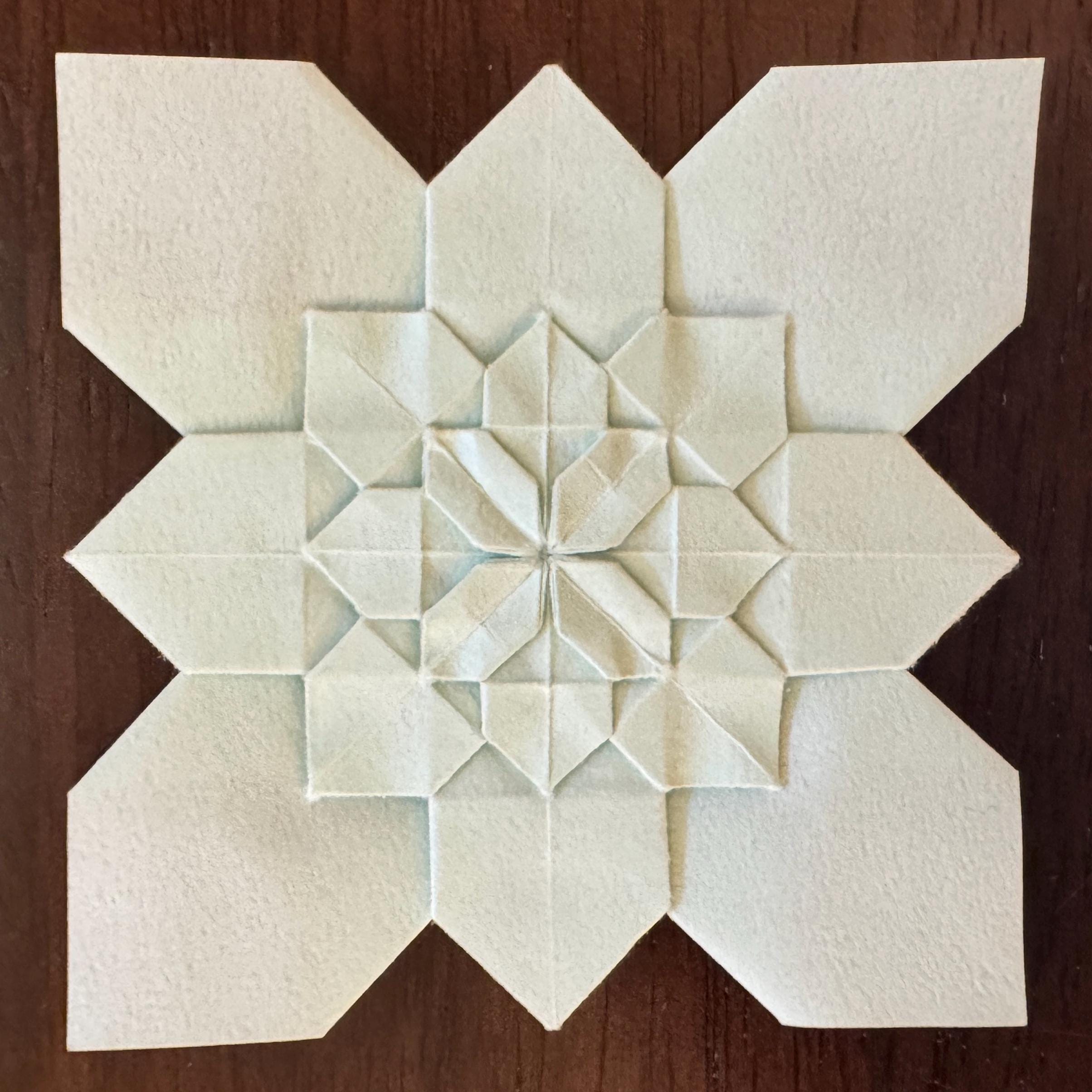 Origami Hydrangea Tessellations - Folded Paper Art That's Perfect for ...