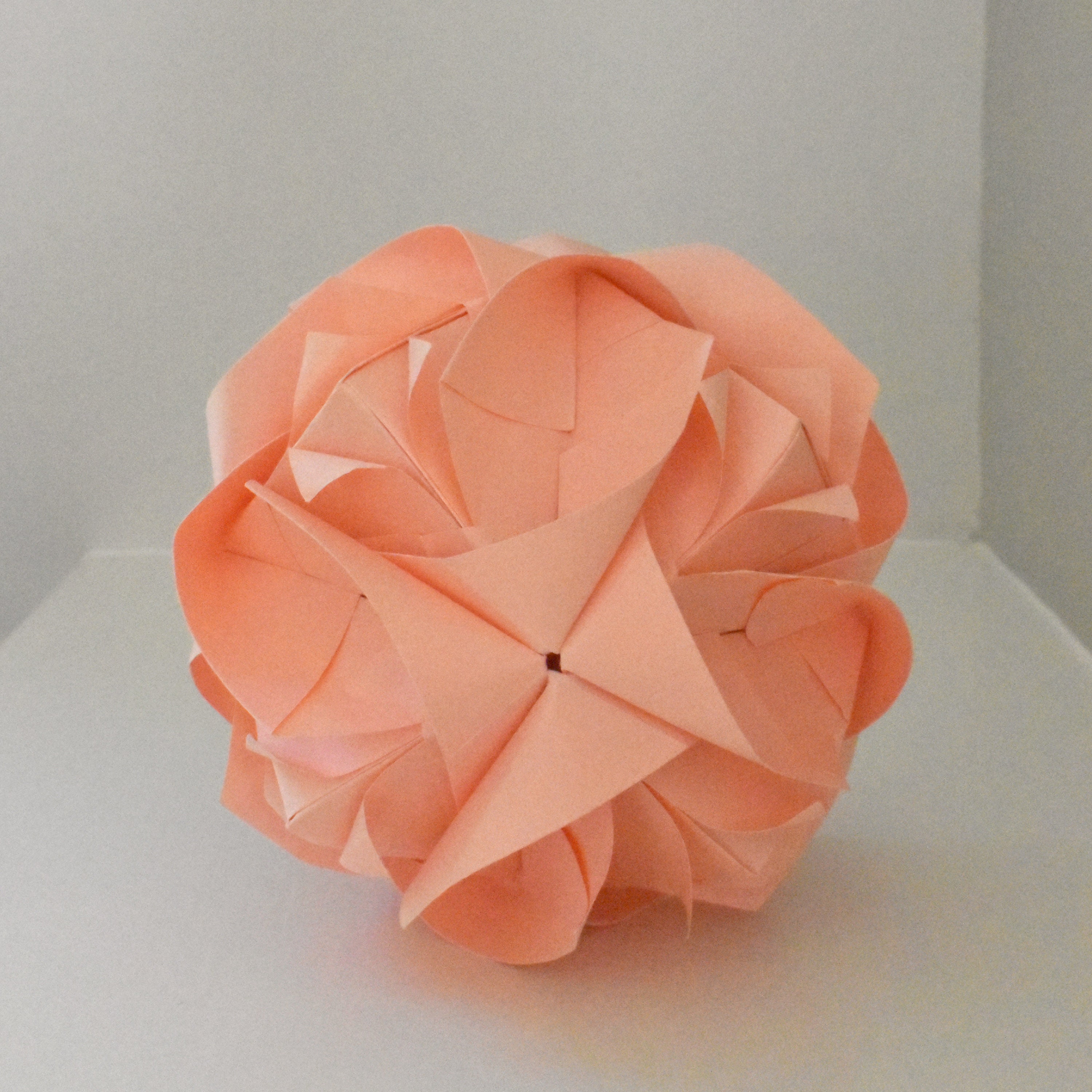 Origami Royal Rose Kusudama Ball - Modular Paper Art - Etsy