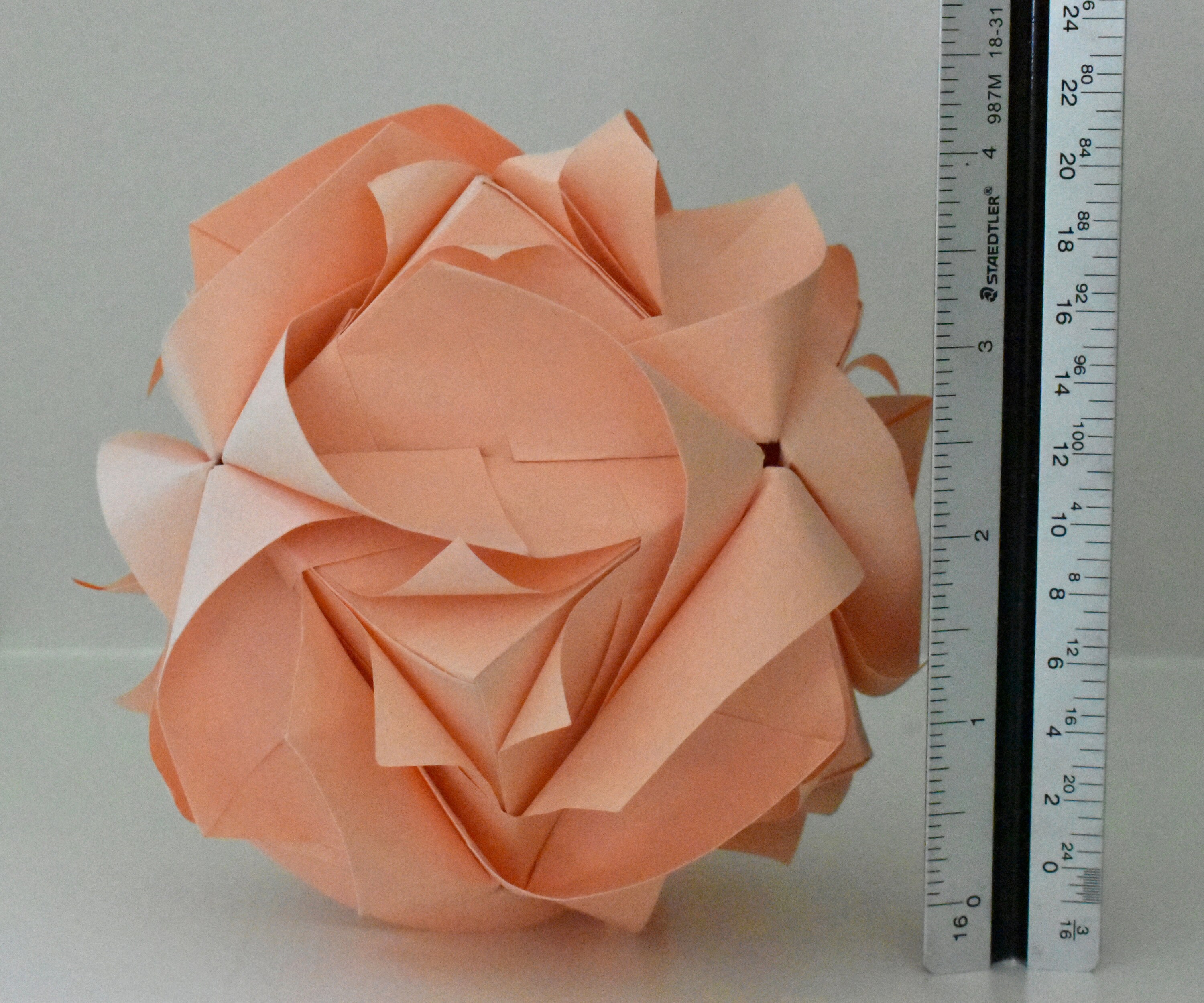 Origami Royal Rose Kusudama Ball Modular Paper Art - Etsy