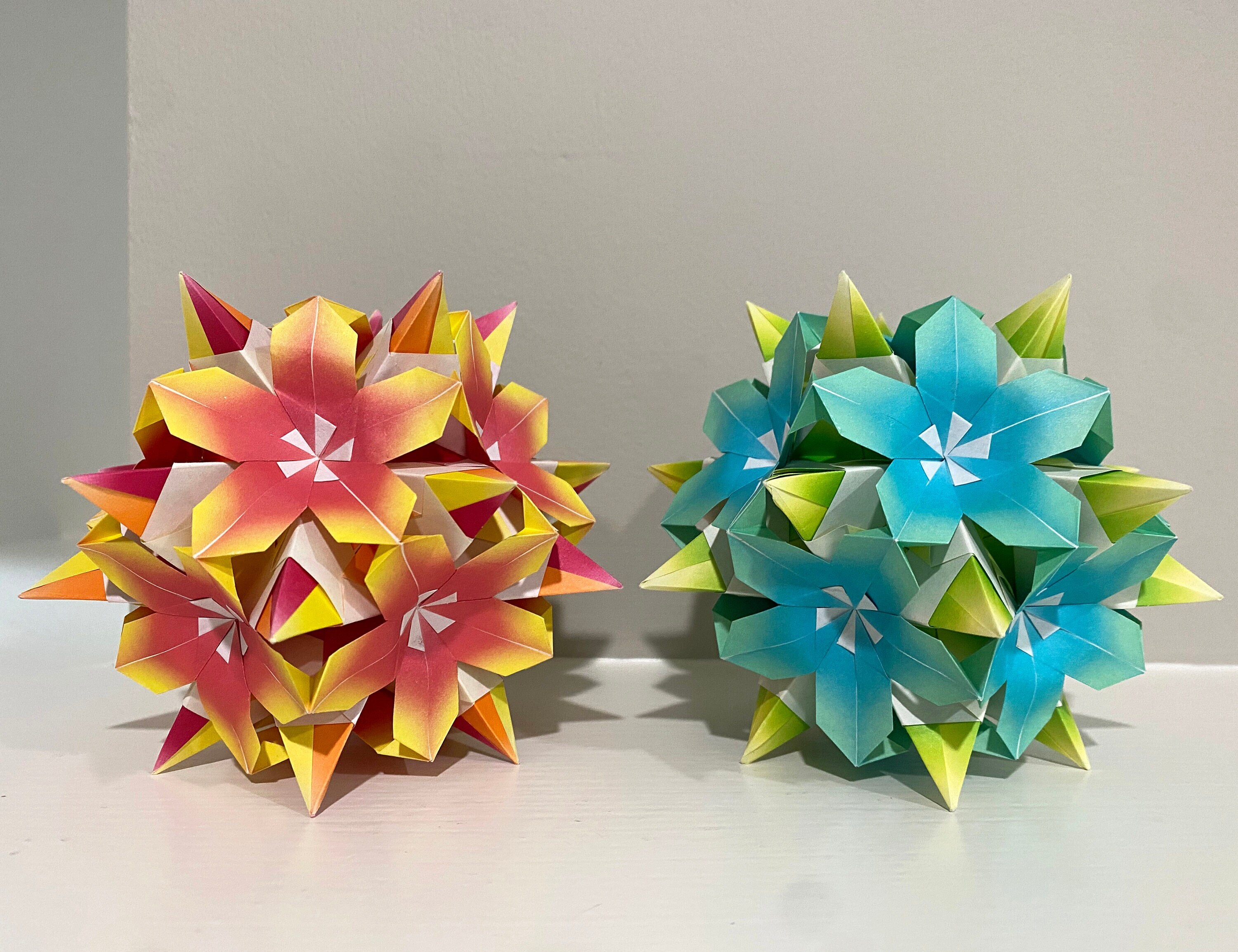 Origami Flower Modular Ball
