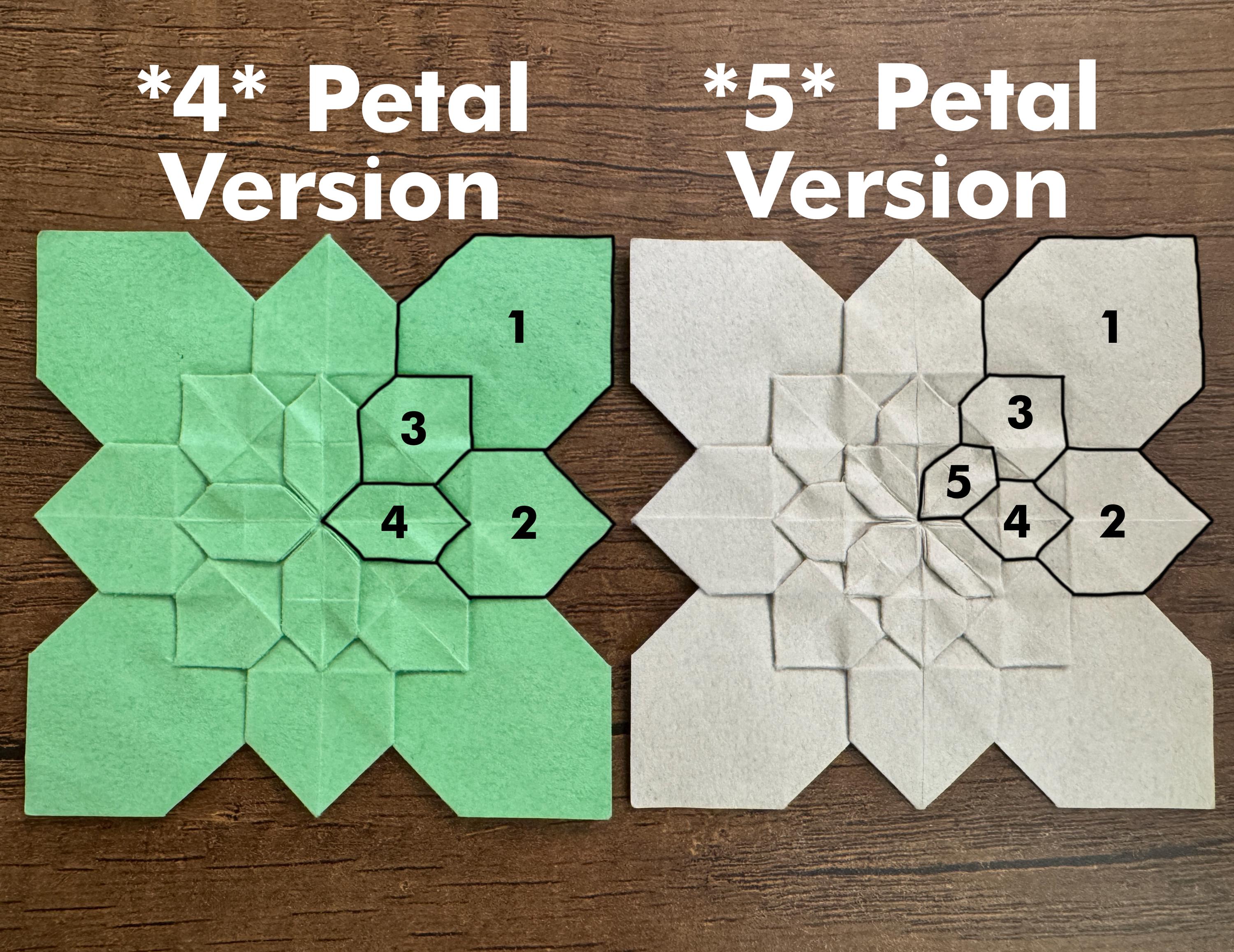 Origami Hydrangea Tessellations - Folded Paper Art That's Perfect for ...