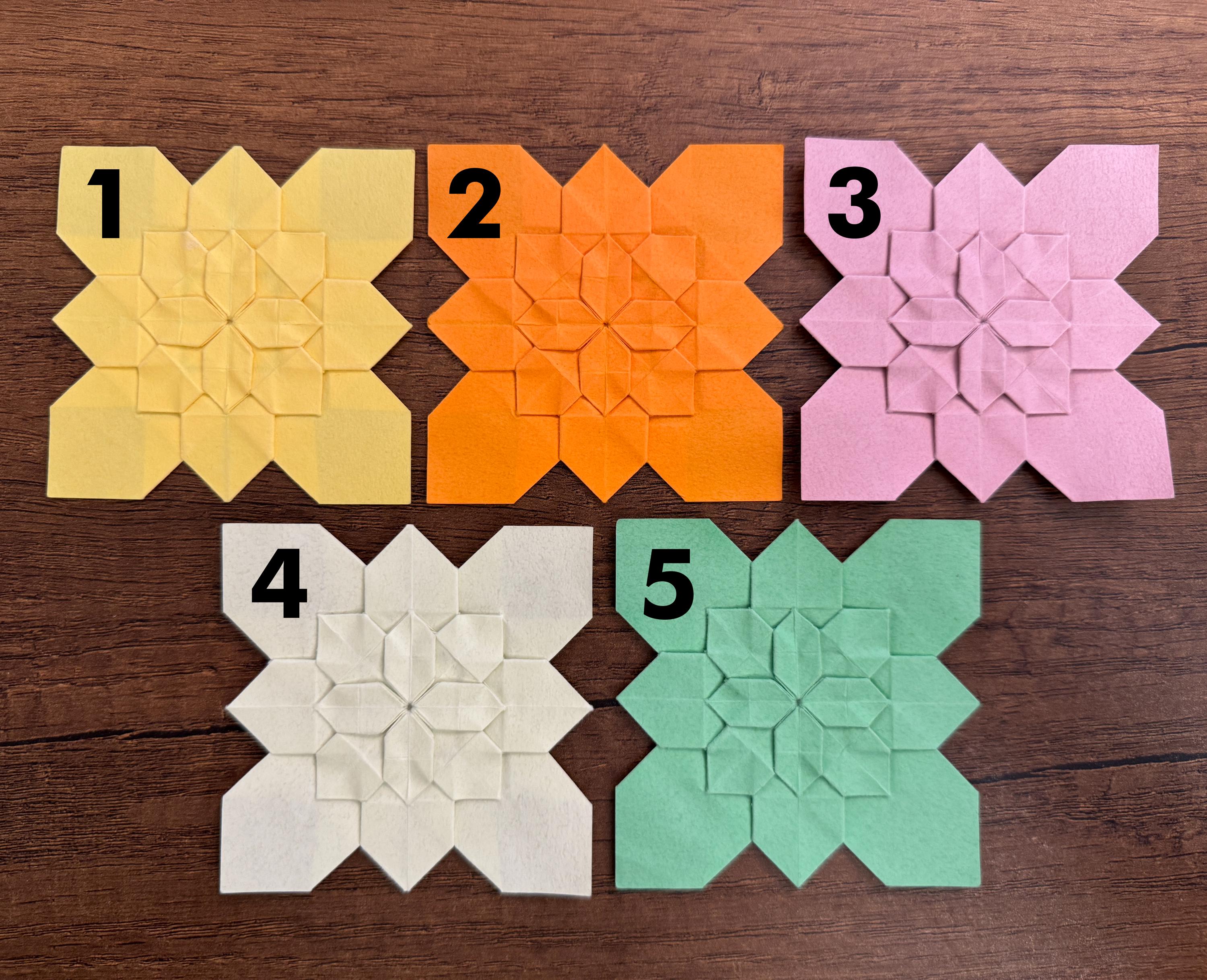 Origami Hydrangea Tessellations - Folded Paper Art That's Perfect for ...