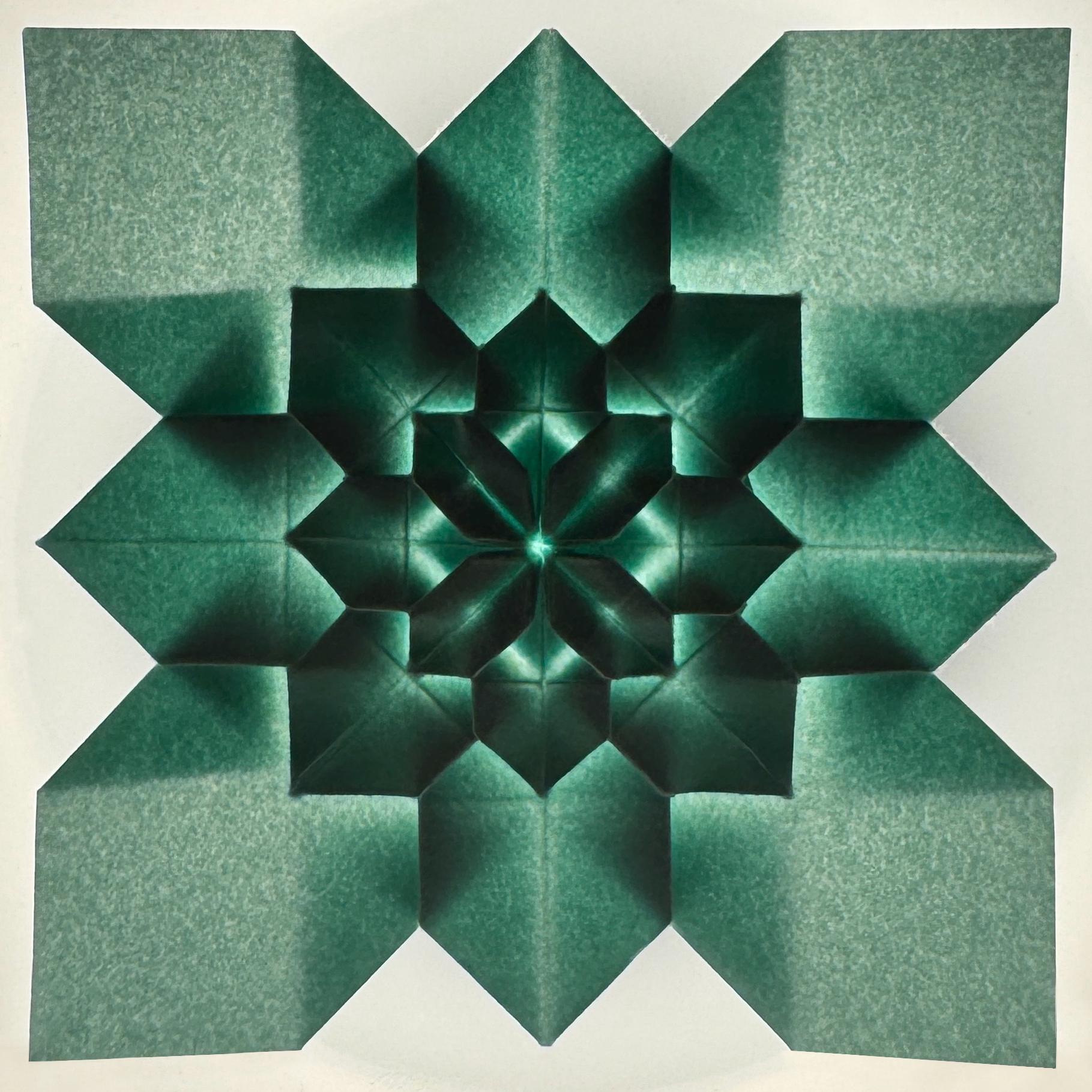 Origami Hydrangea Tessellations - Folded Paper Art That's Perfect for ...