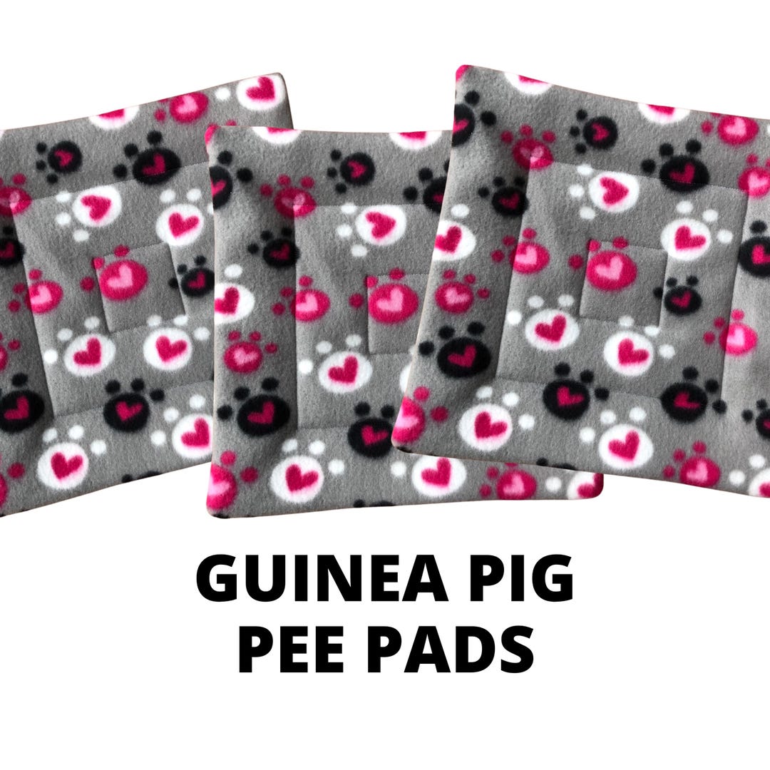 Guinea Pig Fleece Potty Pad, Cage Pee Pad Accessory - Etsy