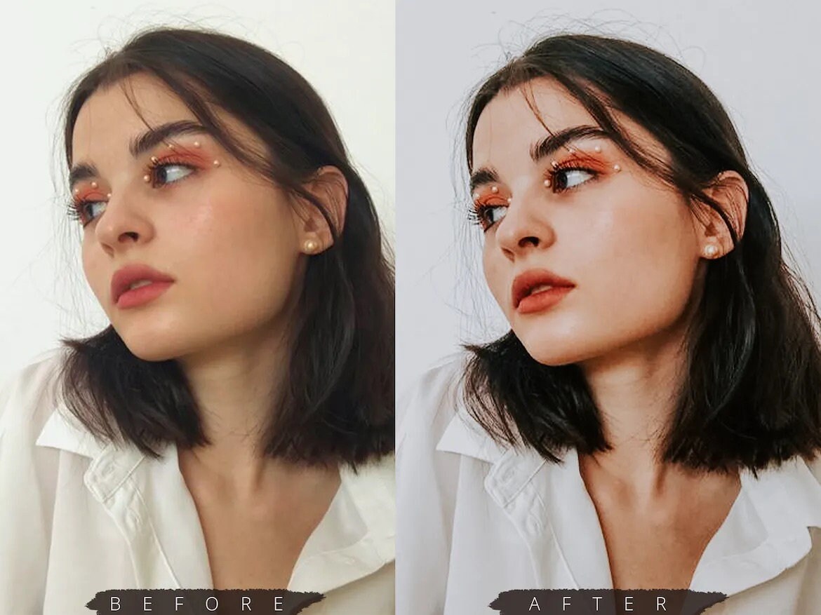 10 Mobile Desktop Lightroom Presets WHITE MINIMA Mobile - Etsy
