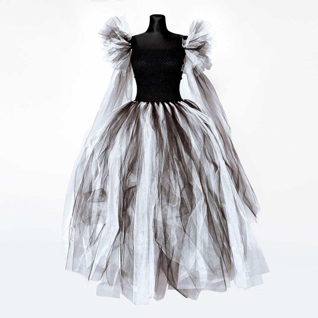 Ghost Tulle Halloween Dress: Spooky Costume for Women - Etsy UK