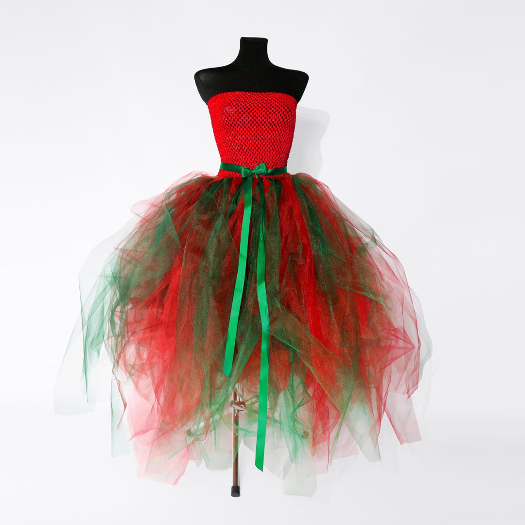 Christmas Costume Tree Tutu Dress – Christmas Tree Outfit, Cosplay ...