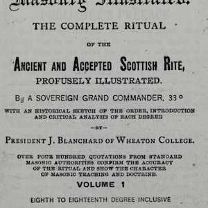 198 Rare Antique Scottish Rite Freemasonry Books on USB - Masonic ...