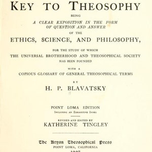 276 Rare Old Theosophy Books on USB - Blavatsky Ancient Lost Secret ...