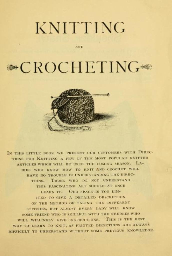 Sewing & Needlework - 101 Old Books on USB - Vintage Knitting Crochet ...