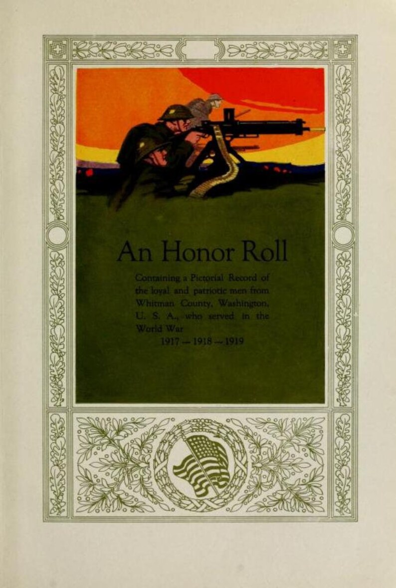 United States World War 1 Rolls of Honor- 232 Old Books on 2 Dvds - WW1 ...