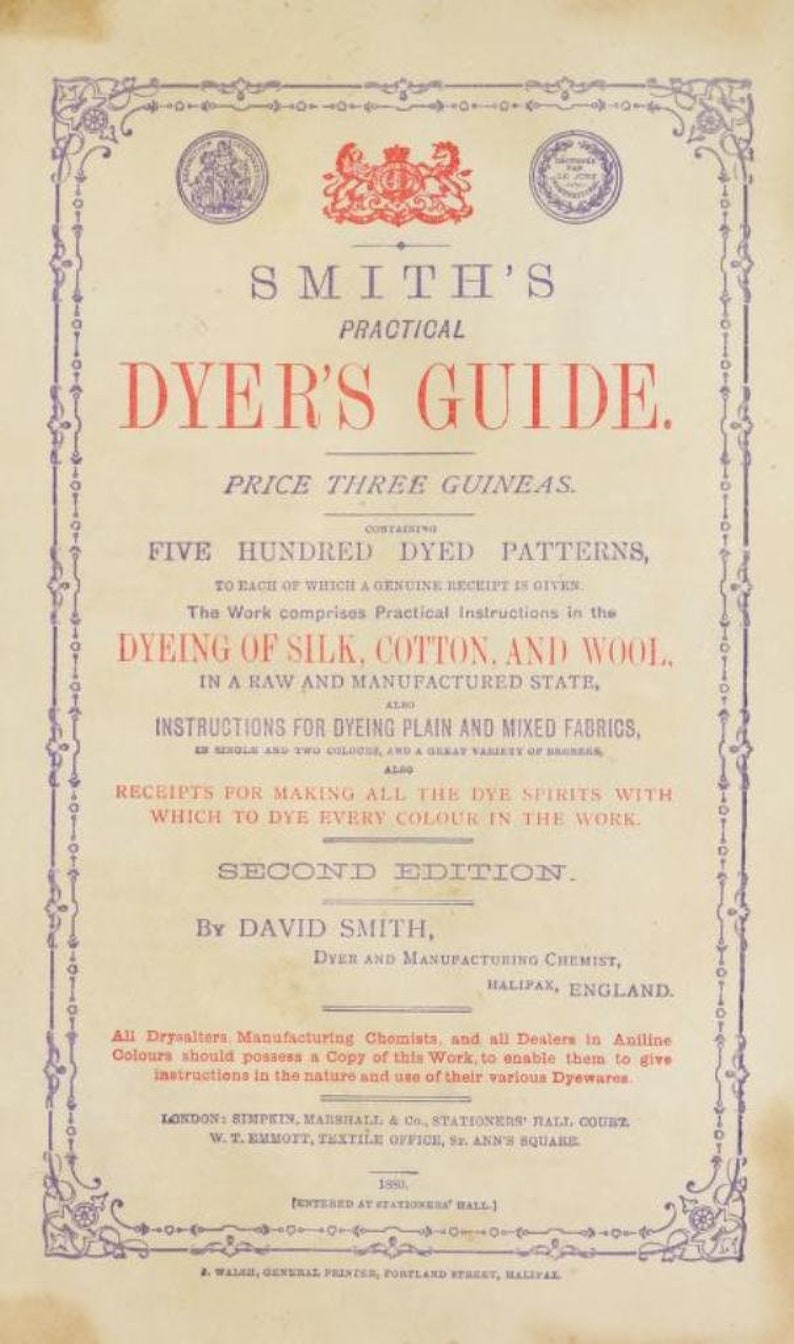 195 Rare Dye & Color Books on USB - Dyeing Fabric Dyes Natural Recipes ...
