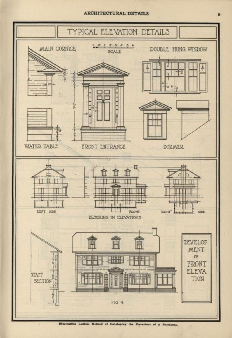 Architectural Drawing & Design - 141 Vintage Books on USB - Draw ...