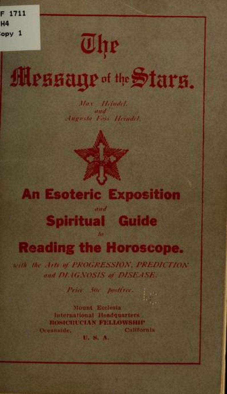 Astrology 73 Rare Old Books on USB Secrets of the Stars - Etsy