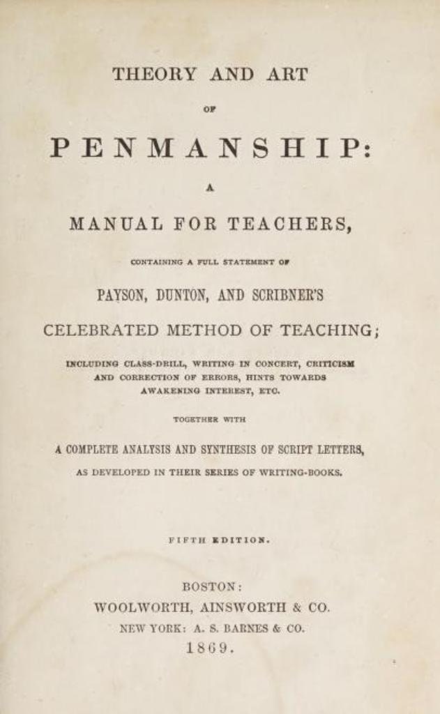 Learn Penmanship & Calligraphy 220 Rare Old Books On USB | Etsy