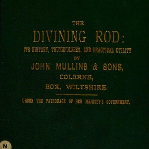 20 Rare Old Dowsing & Water Divining Books on USB - Water Witching ...