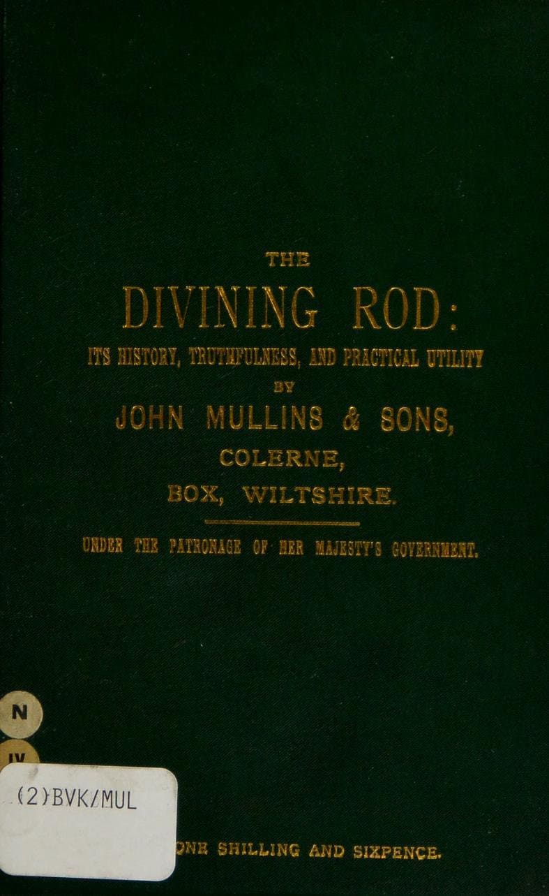 20 Rare Old Dowsing & Water Divining Books on USB - Water Witching ...