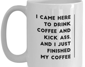 Kick Ass Coffee Mug | Etsy