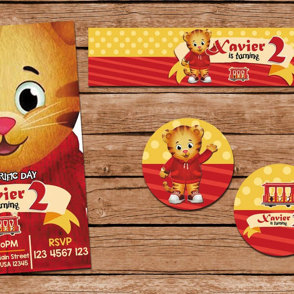 Daniel the Tiger Stickers - Etsy