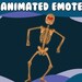 Happy Dancing Skeleton Emote, Animated Twitch Emote, Halloween Emotes ...