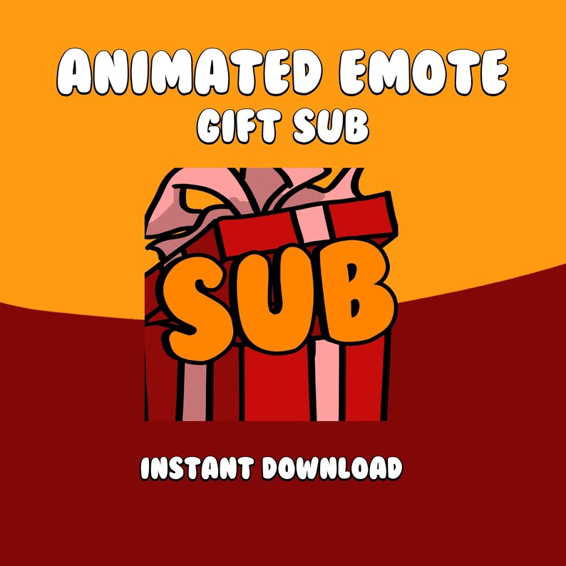 Animated Twitch Emote Gift Sub, Twitch Emoted Animated, Twitch Emotes ...